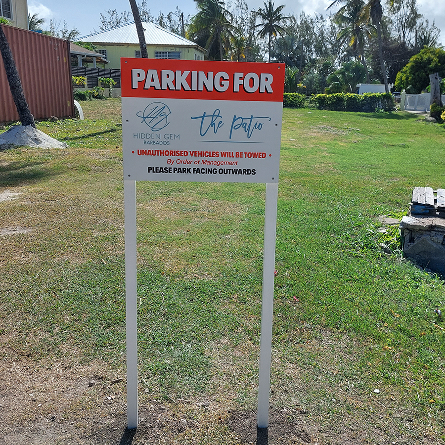 HIDDEN GEM NO PARKING SIGN - Southpaw Grafix